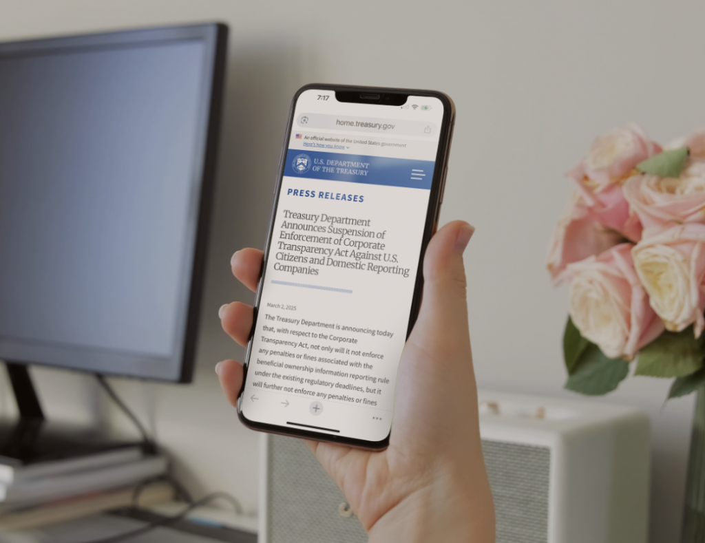 Important Update on the Corporate Transparency Act - Parasec